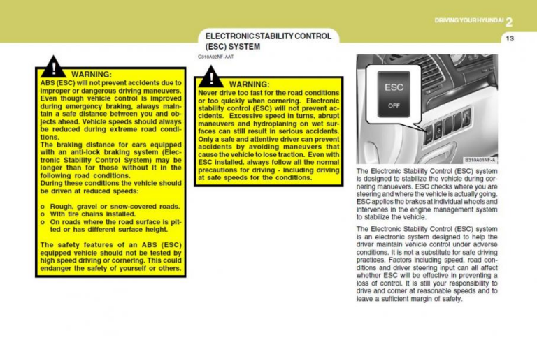 Hyundai ESC Light: A Comprehensive Guide - Hyundai Maintenance